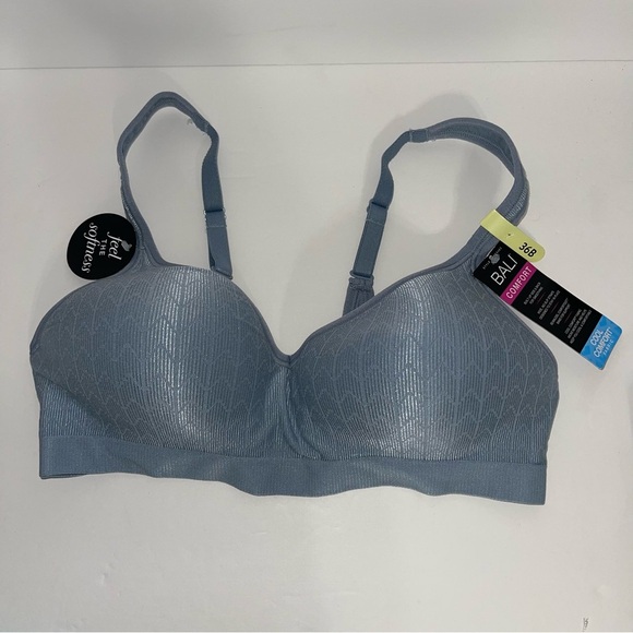 Bali | Intimates & Sleepwear | Nwt Bali Comfort Bra Light Blue 36b ...